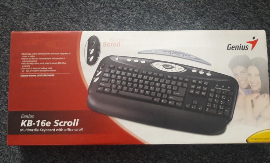 Multimedia Keyboard with office scroll