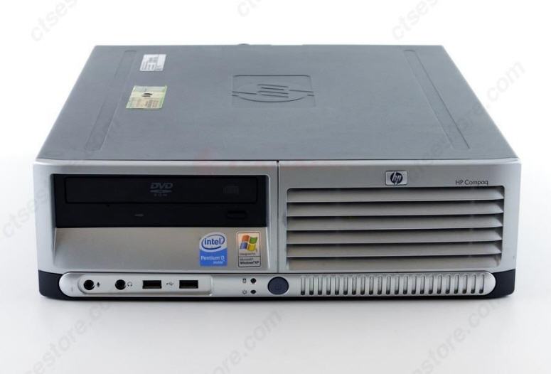 PC HP Compaq dc7700 SFF 3.4Ghz 4GB 160GB DVDRW Lan zvuk usb