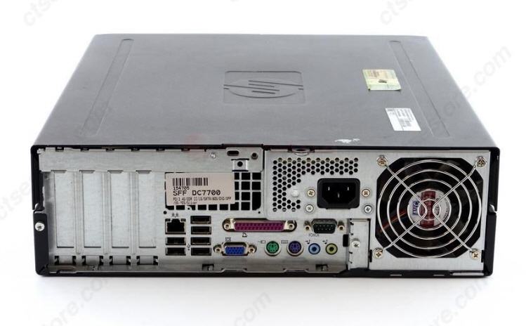 PC HP Compaq dc7700 SFF 3.4Ghz 4GB 160GB DVDRW Lan zvuk usb