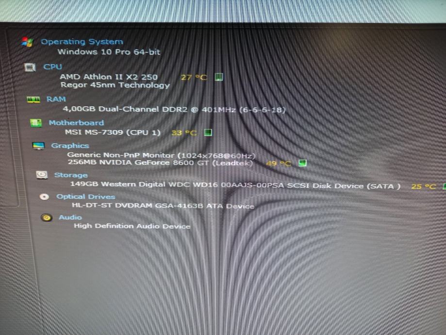 Računalo AMD Athlon X2 250