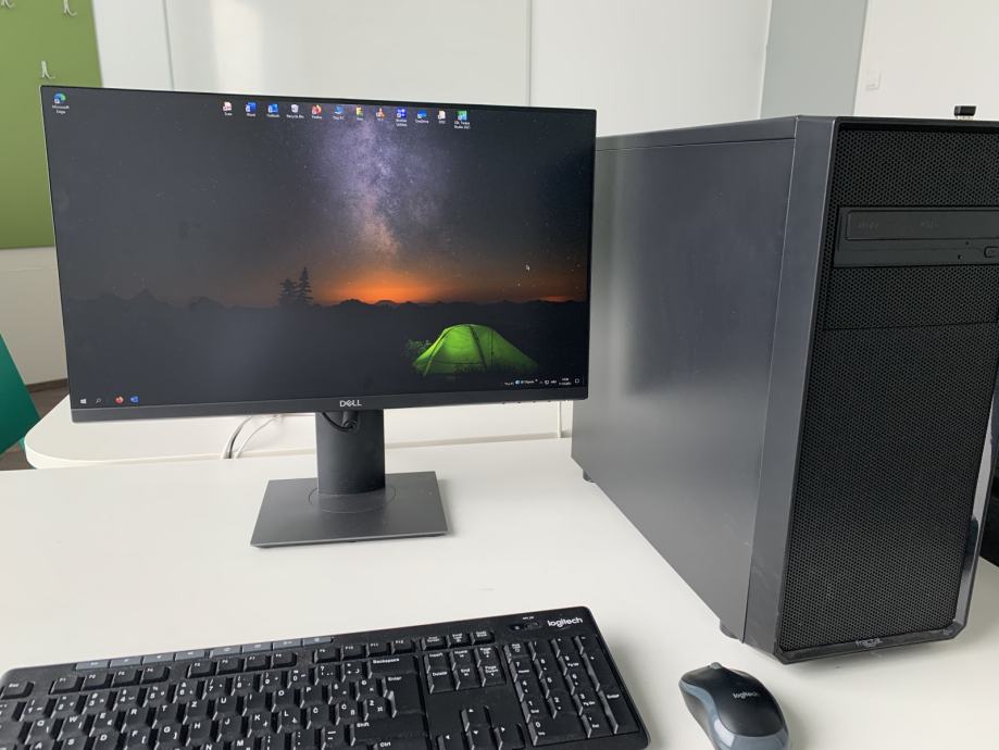 Računalo, monitor, tipkovnica, miš