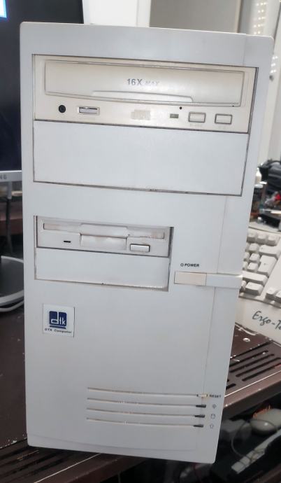 Retro PC konfiguracija računalo DTK Pentium 166 MMX ISA zvučna
