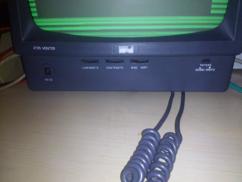 RETRO računalo 8-bitno Amstrad CPC 464 + zeleni original GT65 monitor