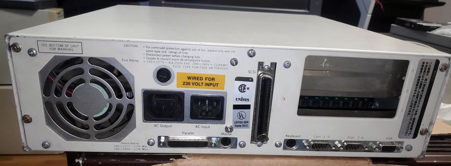 Retro računalo konfiguracija PC desktop UNISYS 4253SX 486 486DX2 TOP!