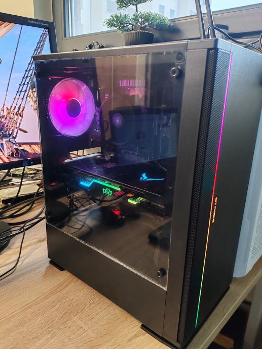 ⭐RGB Gaming PC⭐ Ryzen 5 2600X • RX 5700 8GB •16GB DDR4 • B450 • SSD