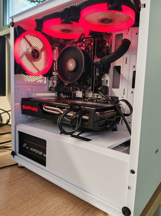 ⭐RGB Gaming PC⭐ Ryzen 5 5500•RX 5700XT 8GB•16GB•700w•WIN11 + OFFICE