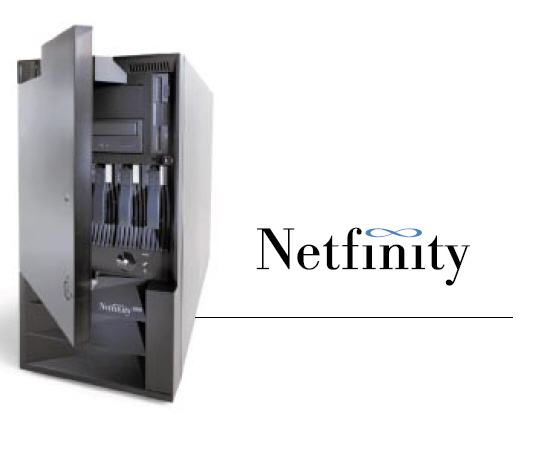 Server IBM Netfinity 5000, PIII 700Mhz / 1.1GB ECC / HDD 3 x 8GB uSCSI
