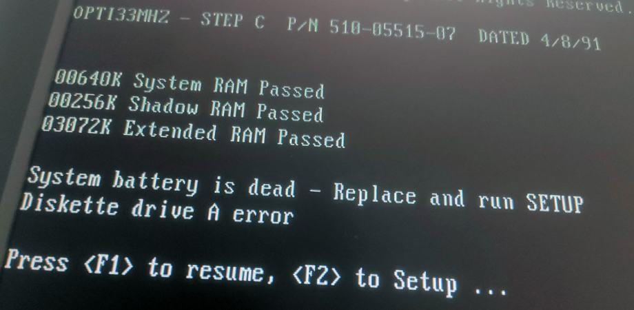 Top retro konfiguracija Intel 386 DX 33 IV s koprocesorom desktop PC