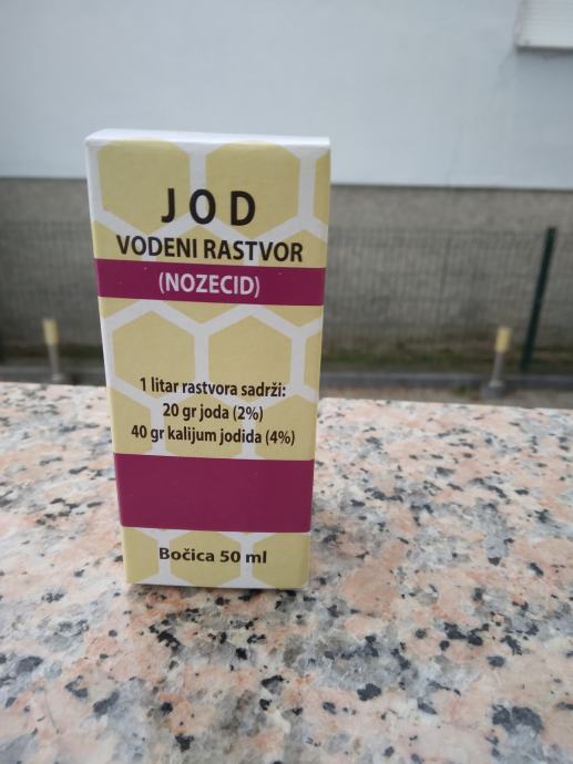 Pčele Nozecid Jod Lugolov rastvor