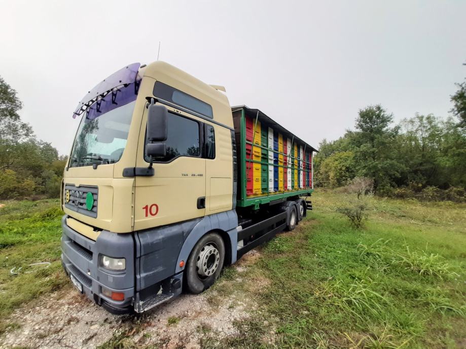 Pčelarski kontejner + kamion Man 480