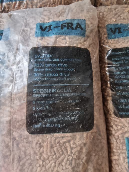 Pelete 3Eur vreca 15kg