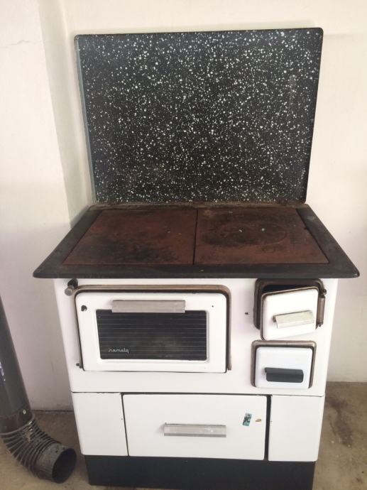 Sporet slavonac, pec na kruta goriva, pec plamen