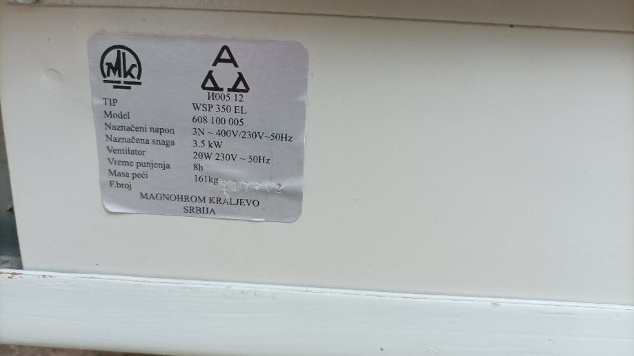 Termo pec 3.5kw radila 1zimu.(Novo)