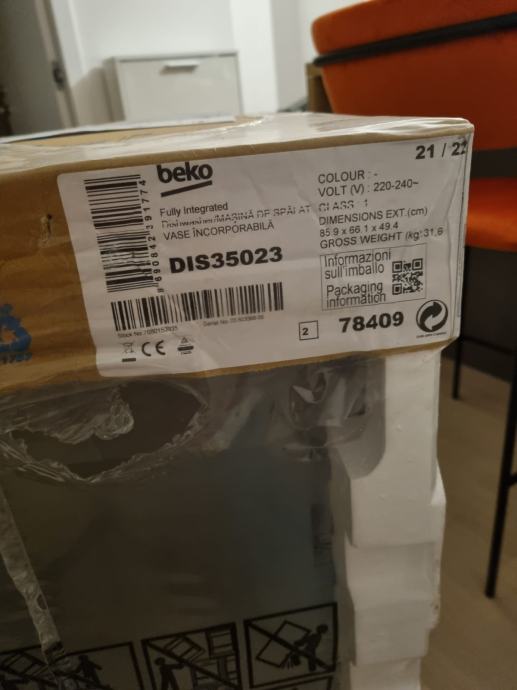 BEKO DIS35023 NOVA NEKORIŠTENA PERILICA