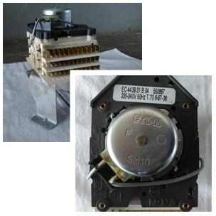 Dijelovi perilica rublja (motor, prekidači, pumpa za vodu, programator