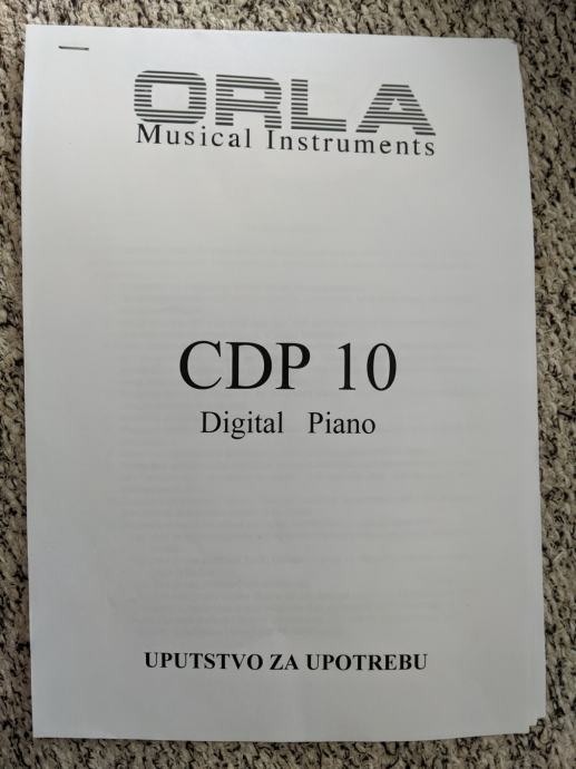 Pianino orla cdp 10