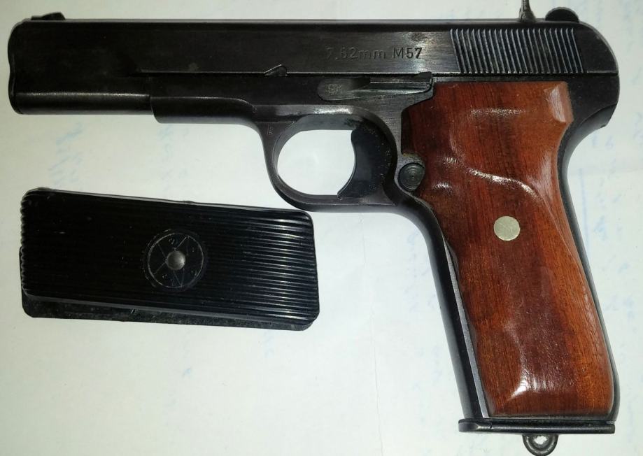 Pištolj M57 Crvena Zastava 7,62 TT