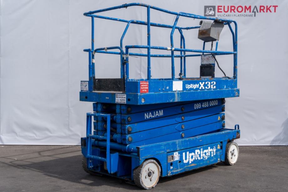 Električna škarasta platforma, 12m radna visina, UpRight X32 - P00569
