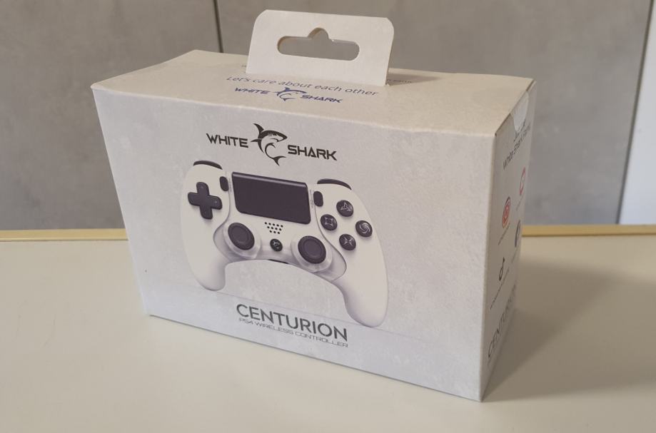 Gamepad White Shark Centurion, PS4, PS3, USB - NOVO!