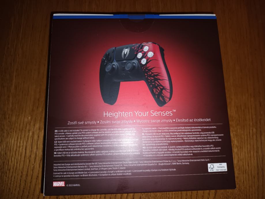 PS5 DualSense Wireless Controller Spider-Man 2 Limited Edition.