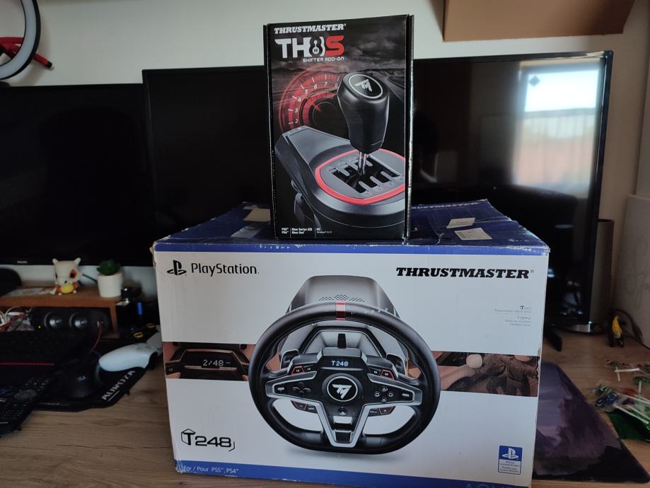 THRUSTMASTER T248 + TH8S SHIFTER PS4/PS5/PC