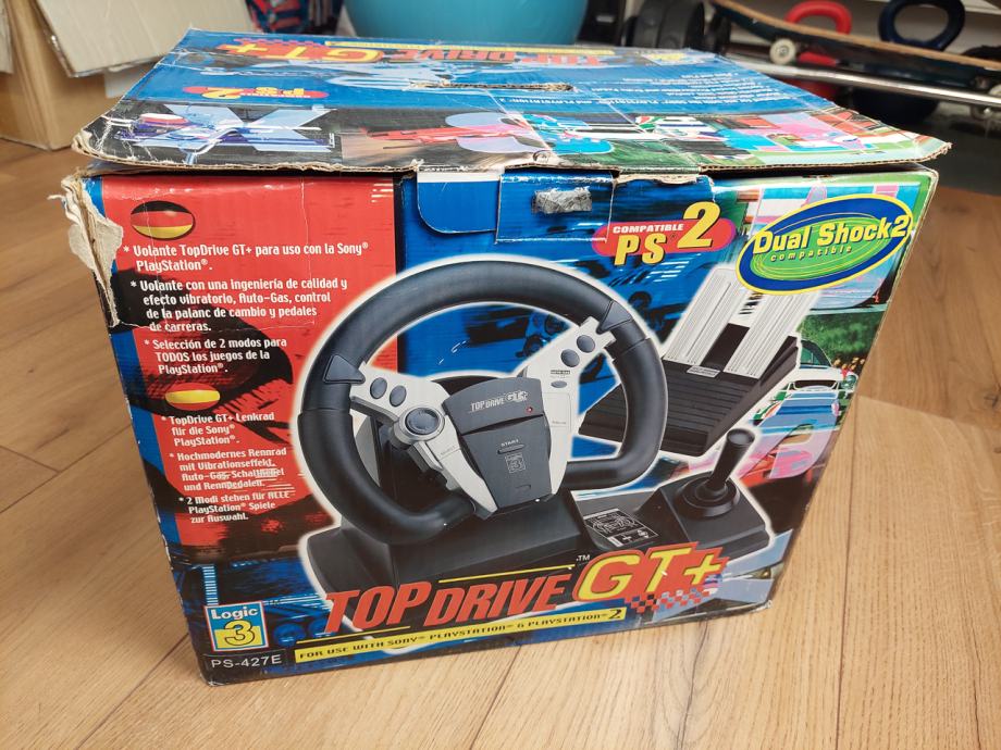 Volan za PS2 TopDrive GT+