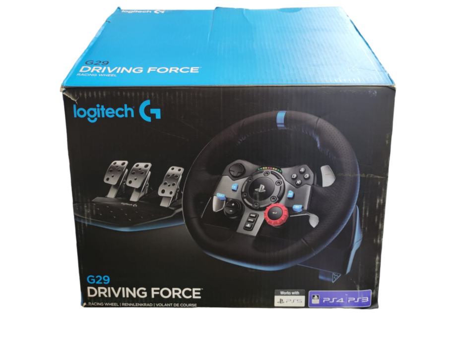 LOGITECH DRIVING FORCE G29 RACING WHEEL + SHIFTER / R1, RATE