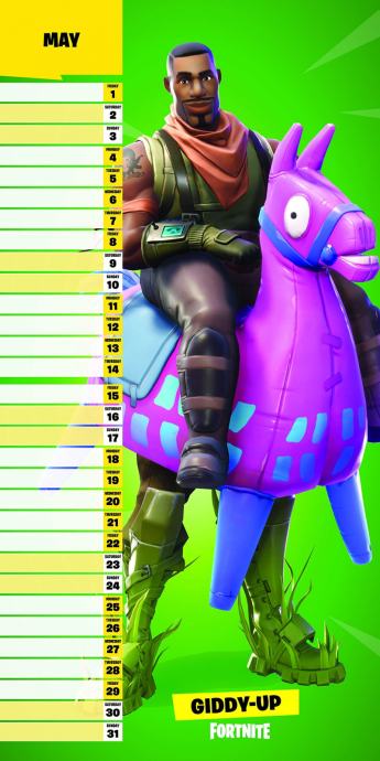 FORTNITE Official Calendar 2020 by EPIC GAMES - Kalendar za 2020.