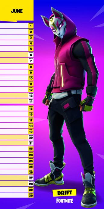 FORTNITE Official Calendar 2020 by EPIC GAMES - Kalendar za 2020.