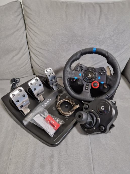 Logitech G29 + TrueBrake Mod + Leo Bodnar Adapter + Shifter
