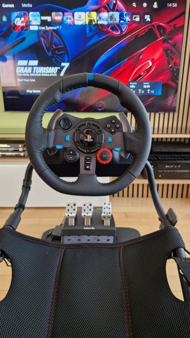 Playseat Challenge ActiFit stolica + Volan Logitech G29 PS4/PS5/PC