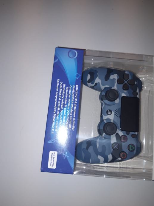 PS4 Joystick Blue camouflage