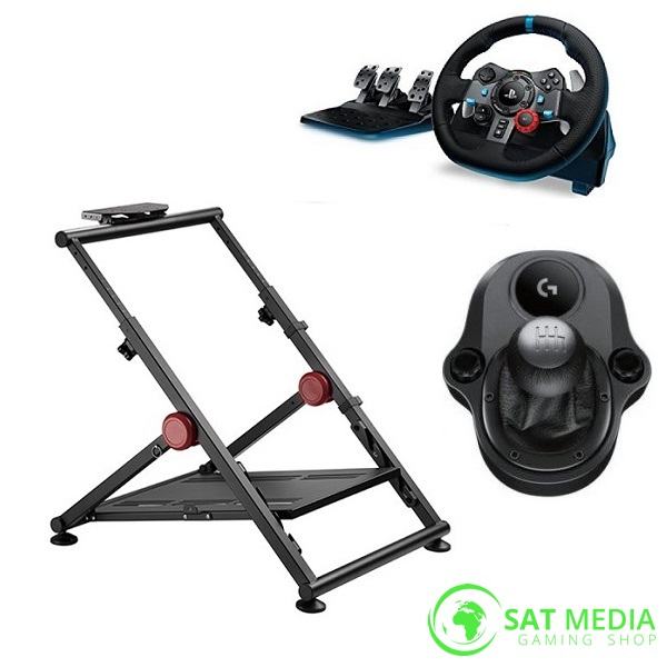 Racing Simulator Lite-sklopivi Uvi stalak za volan +volan G29+mjenjač,