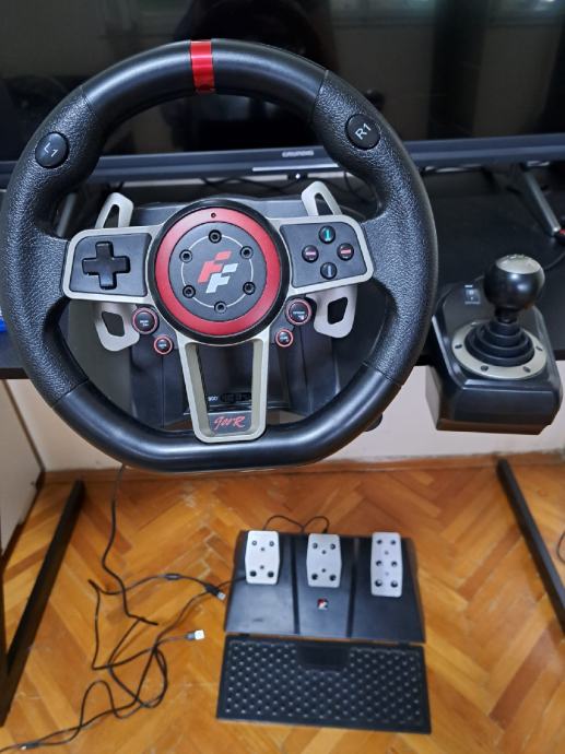 Volan Suzuka Flashfire 900R za PS4/PS3/PC s 3 pedale + mjenjač