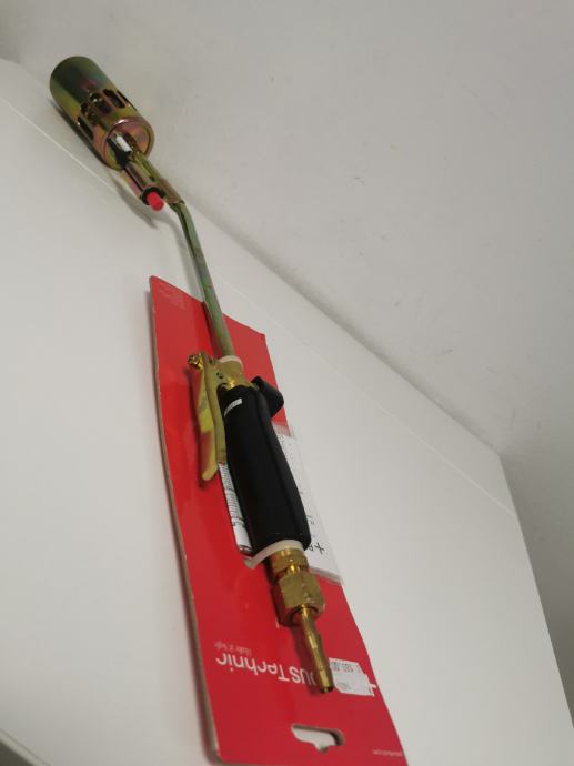 Holender matica za brener/plam. 3/8 lijevi, nastavak za gum. crijevo