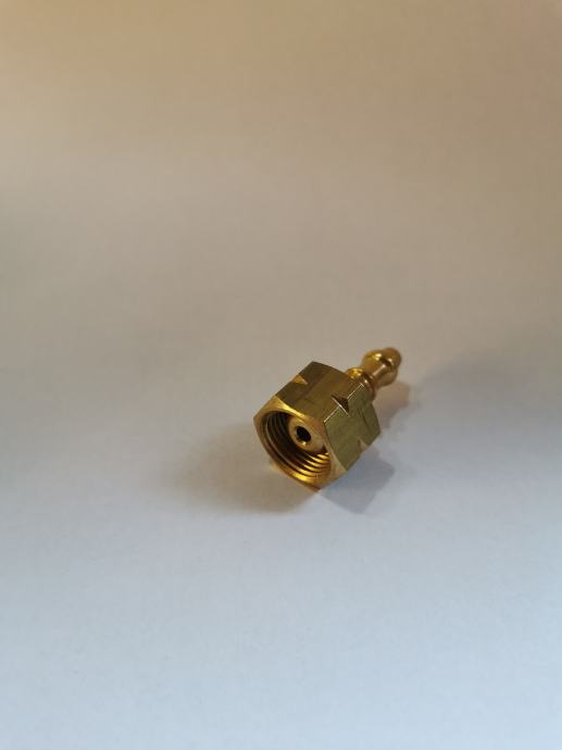 Holender matica za brener/plam. 3/8 lijevi, nastavak za gum. crijevo