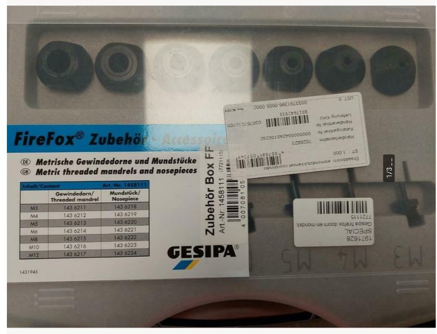 Gesipa Firefox i Firebird(i Pro) komplet zamjenskih mlaznica s trnom