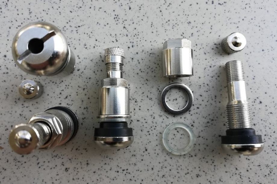 Ventili za alu felge metalni + gumeni