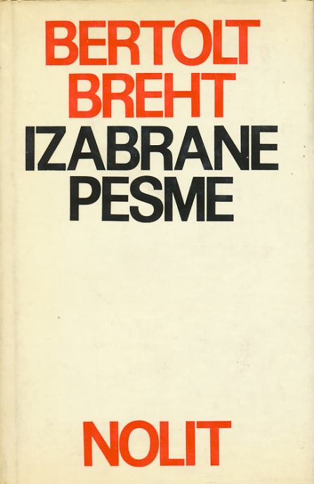 Bertolt Breht - Izabrane pesme