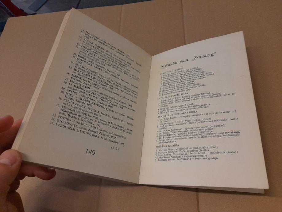 Vesna Parun-Sto soneta (1972.)+kritika od Igora Mandića iz 1972. god.