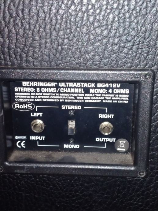 Behringer Ultrastack BG412V