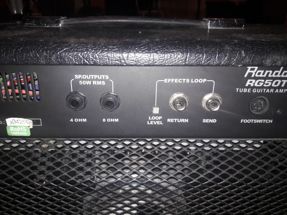 Randall RG50TC 50W - combo gitarsko lampaško pojačalo