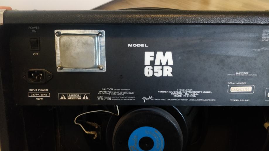 Fender FM65R gitarsko pojačalo