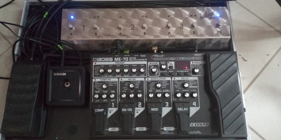 Hughes&Kettner Triamp MK1+ Laney box 2x12 + Footswitch + Hard case