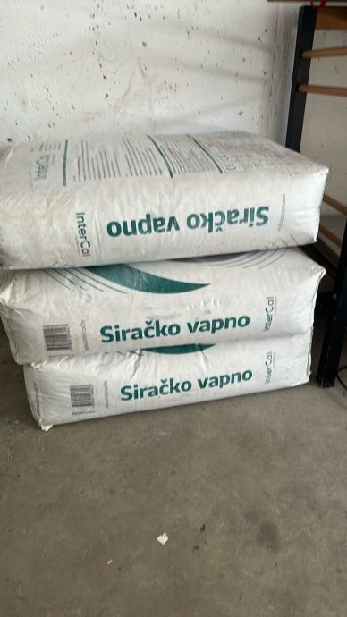 3 vrece vapno - poklanjam