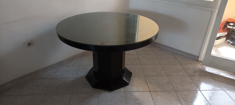 Okrugli stol, masivno drvo, 120 cm