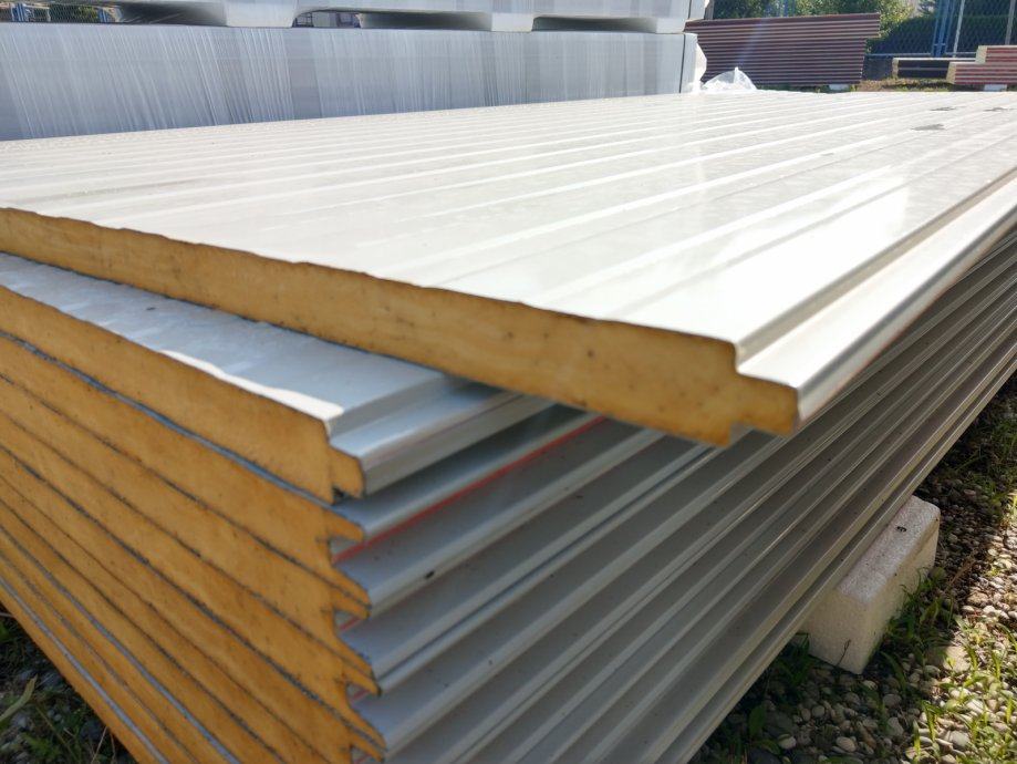 LIMENI PLOČE SENDVIĆ PANEL KROVNI 50 mm RAL 9002 1. KLASA SUPER AKCIJA