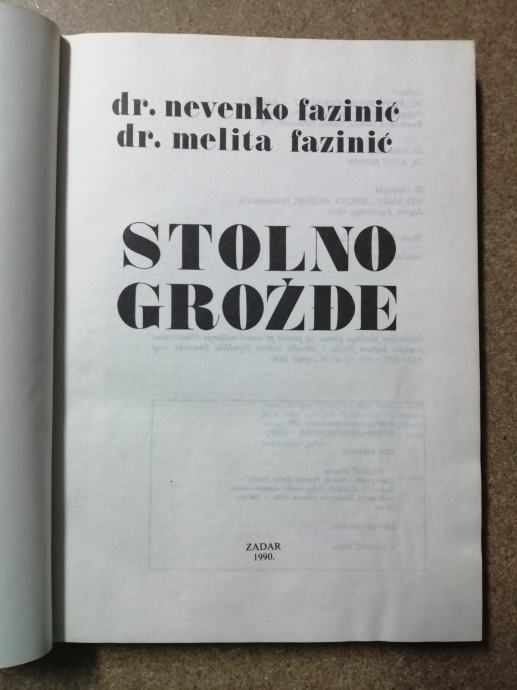 Nevenko Fazinić i Melita Fazinić – Stolno grožđe (A28)