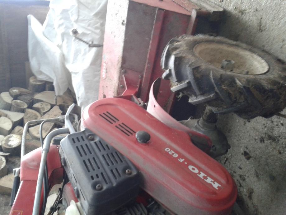 Motokultivator F620, Bubnjasta kosilica BK 620 (malčer), prikolica