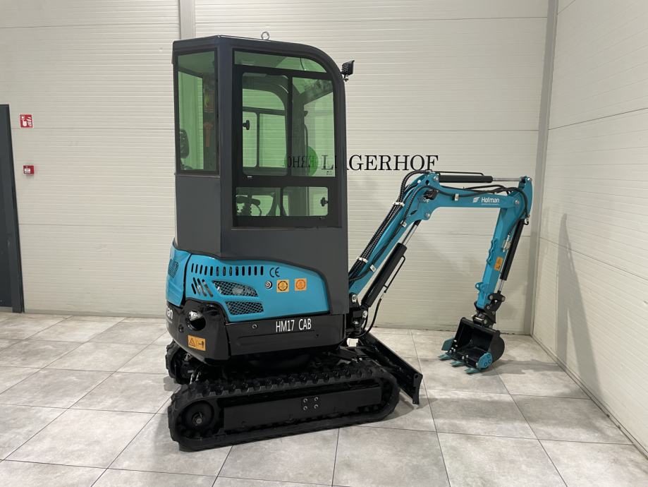 Mini bager HOFMAN HM17 CAB Kubota motor
